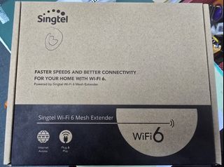 Singtel WiFi 6 Mesh Extender (WE620242), Computers & Tech, Parts ...