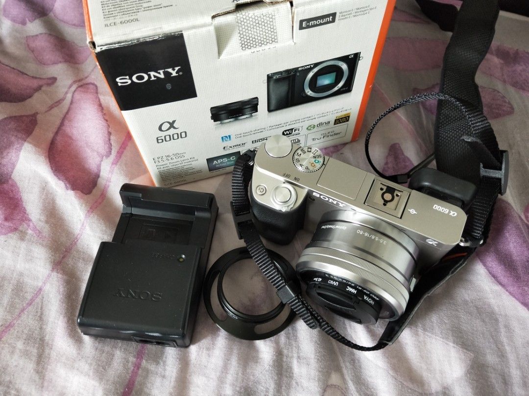 Sony a6000 and 16-50 oss kit, Photography, Cameras on Carousell