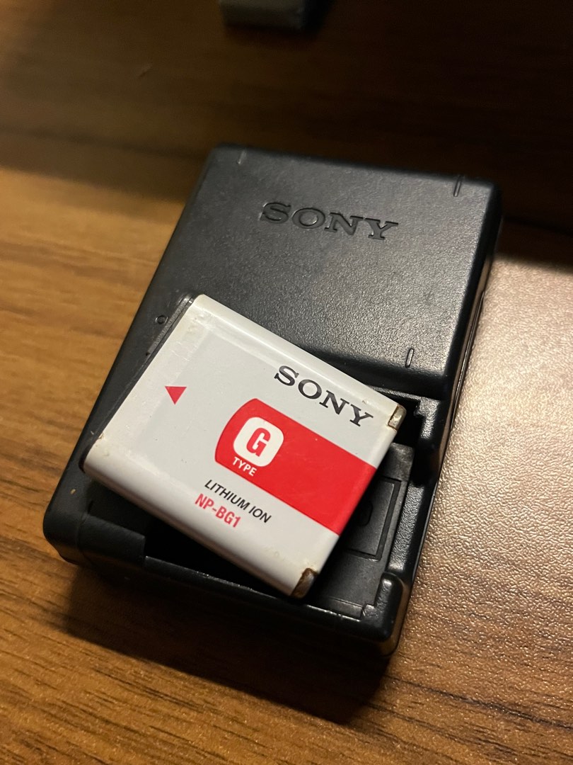 Sony G Type NP-BG1 Battery & Charger, Photography, Photography ...