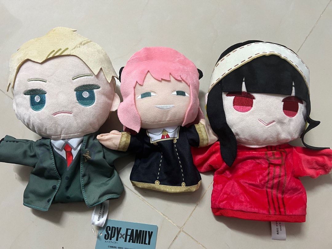 Spy x Family Charapape Finger Puppet Plush Loid Forger / Yor / Anya ...