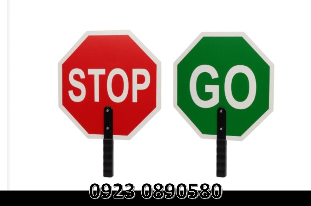 Stop & Go signage, Looking For on Carousell