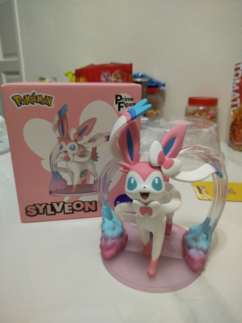 Sylveon Pokemon Figure, Hobbies & Toys, Toys & Games on Carousell