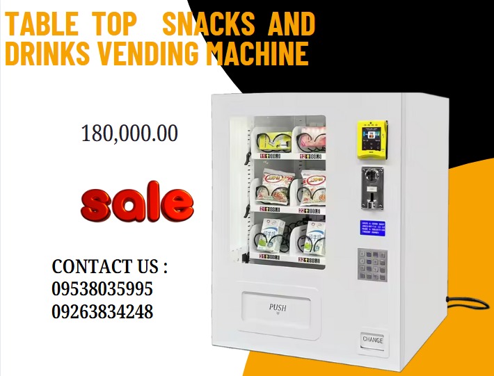 TABLE TOP SNACKS AND DRINKS VENDING MACHINE, Everything Else, Others on ...