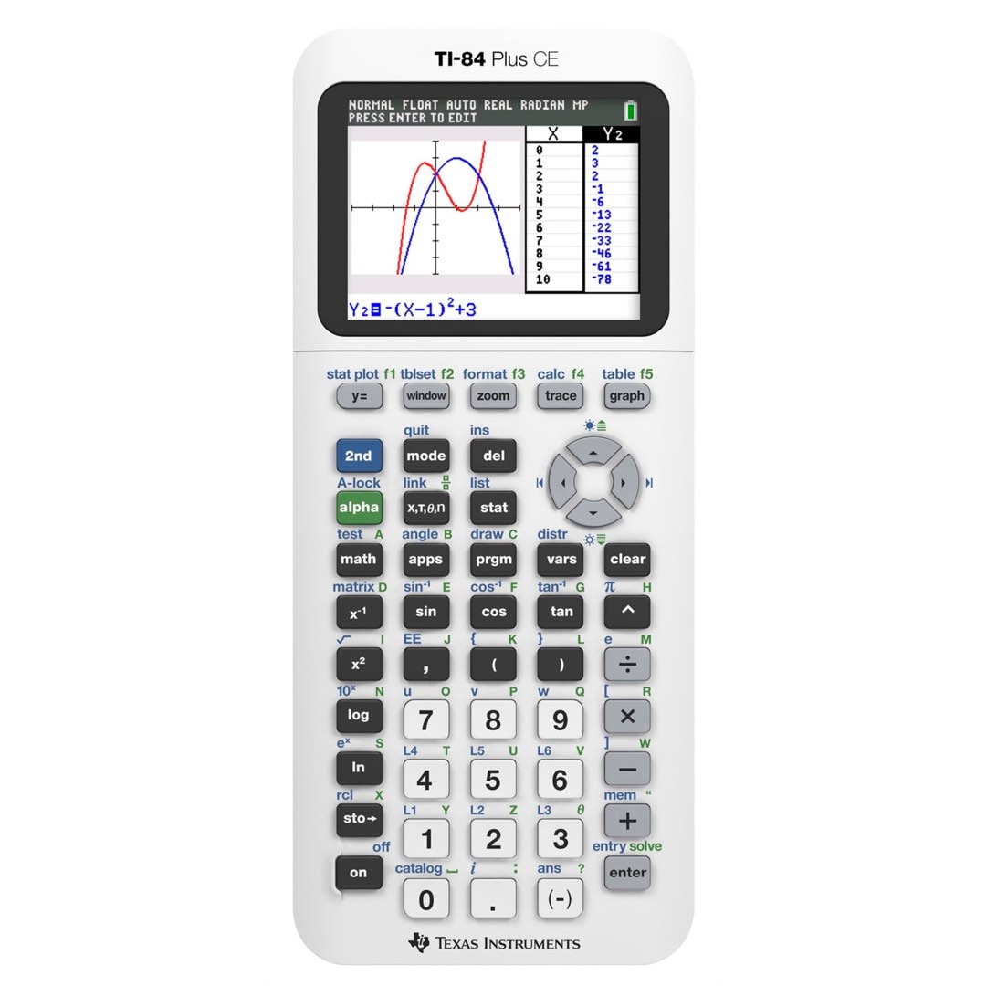 Texas Instruments Graphic Calculator TI-84 Plus CE, Hobbies & Toys, Stationery & Craft ...