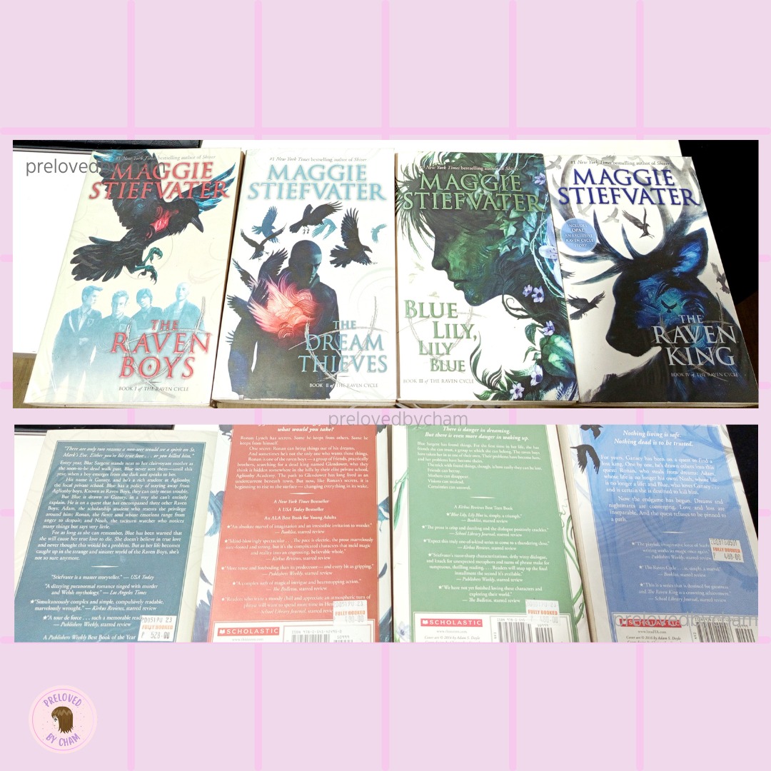 The Raven Cycle Series by Maggie Stiefvater (RARE), Hobbies & Toys ...