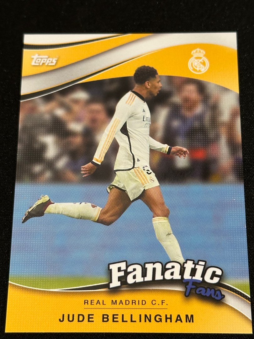 Topps Real Madrid Fan Set 2024/25 Real Madrid Jude Bellingham Fanatic ...