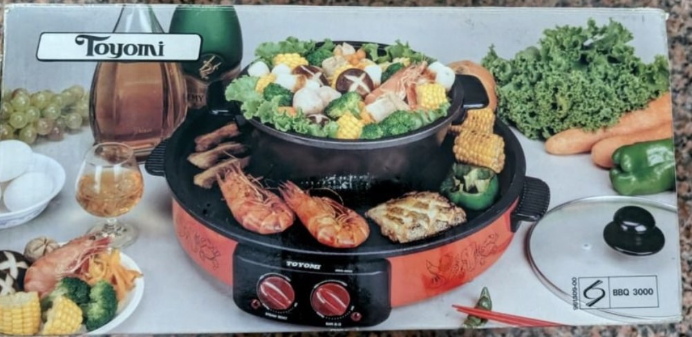 Toyomi Steamboat & BBQ (MODEL BBQ-3000), TV & Home Appliances, Kitchen Appliances, BBQ, Grills ...