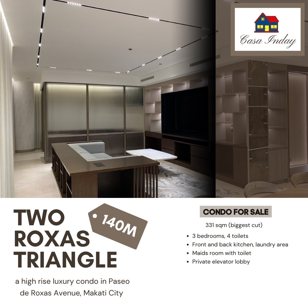 CASA INDAY: Two Roxas Triangle with 3 parking spaces, Property, For ...