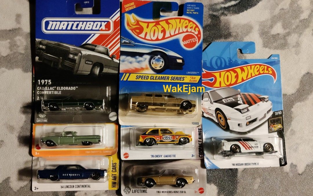 Vintage Car Lot with '96 Nissan 18SX Type X, Hobbies & Toys, Toys ...