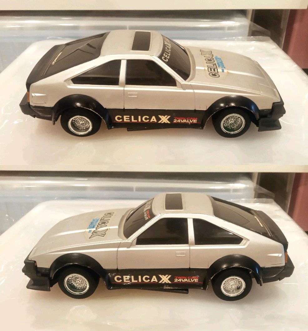 Vintage K.K. MATSUSHIRO Radio Tron TOYOTA CELICA XX RC Car 23cm 1/18 ...