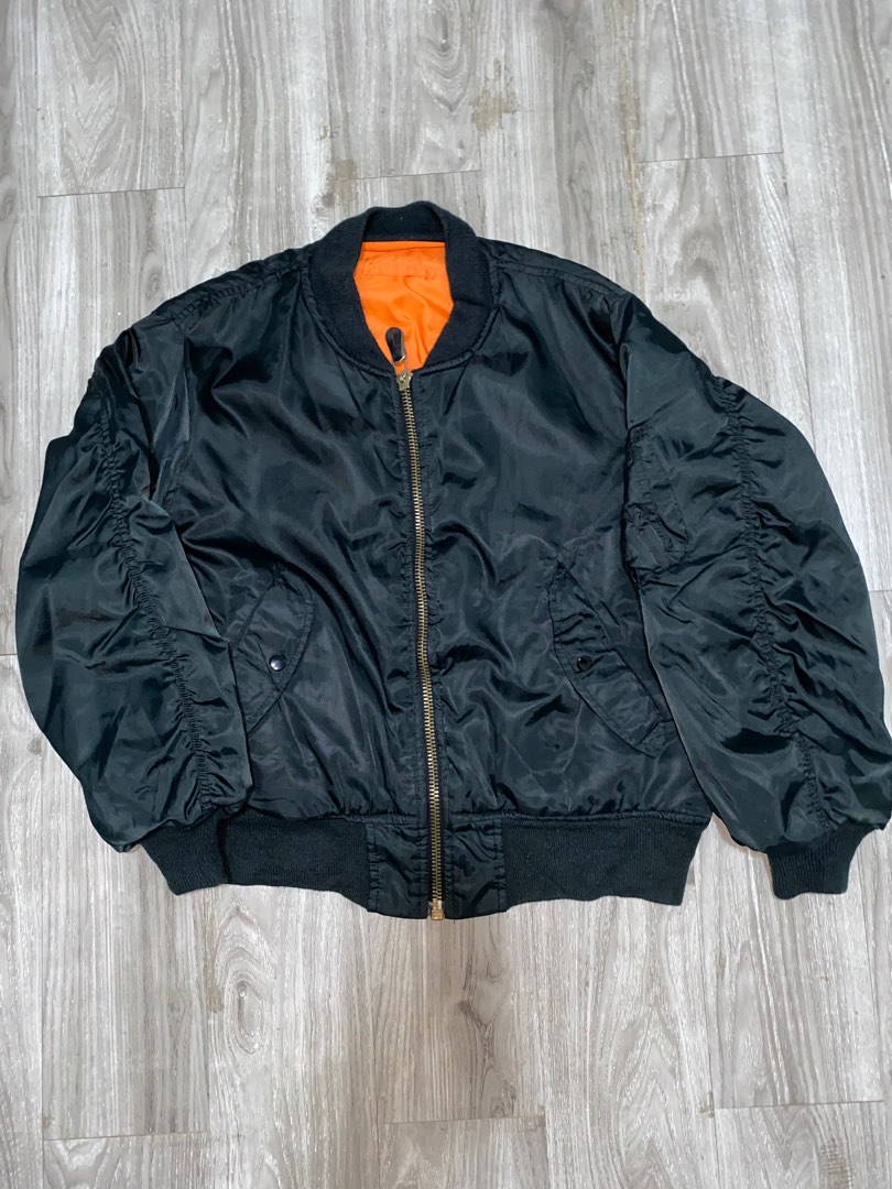 Vintage MA-1 Flight Jacket Civilian Issue Late 80s, Men's Fashion ...