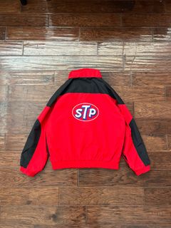 Vintage STP rider Jacket Racing Team L, Men's Fashion, Coats, Jackets ...