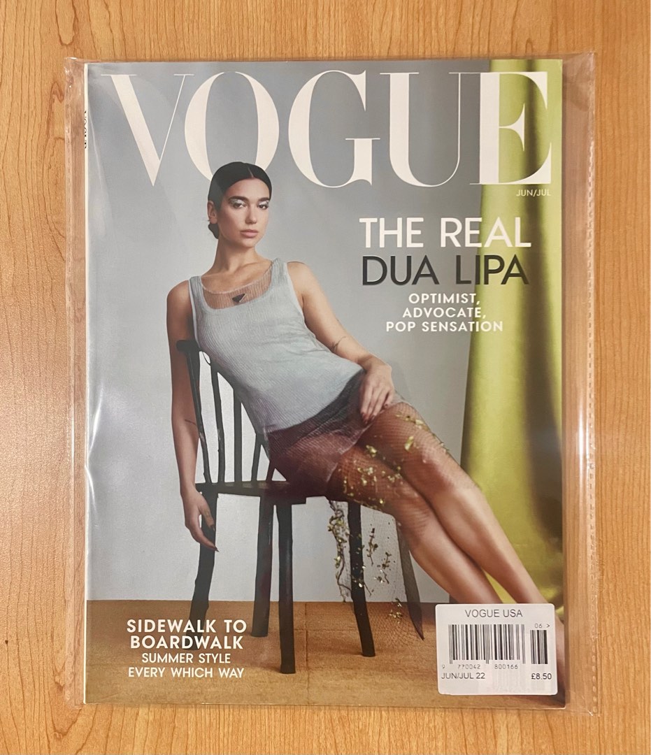 Vogue USA Magazine June/July 2022 / Dua Lipa Cover, Hobbies & Toys ...