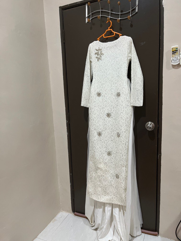 Wanzar Bridal Dress Sanding Nikah Pengantin, Women's Fashion, Dresses ...