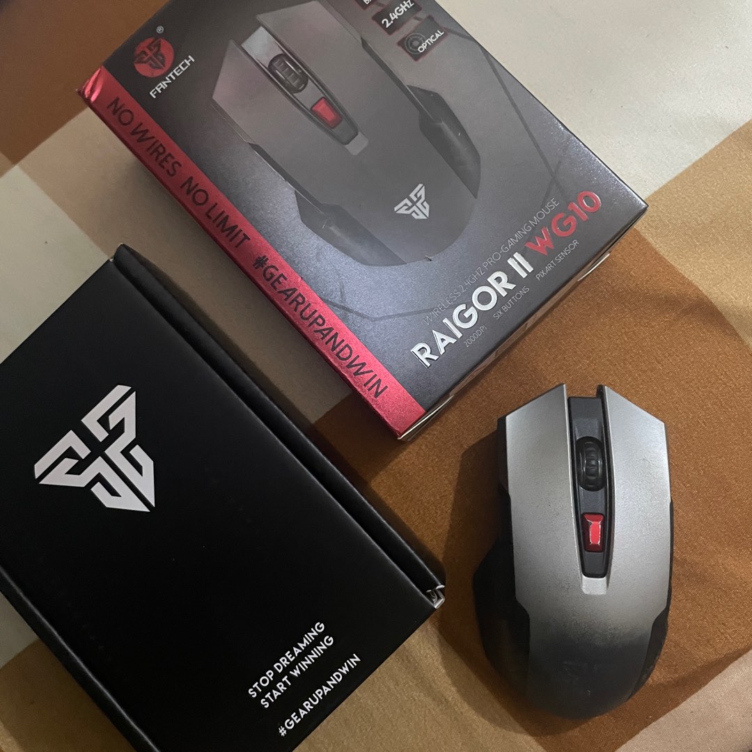 WIRELESS MOUSE FANTECH WG10 RAIGOR II WIRELESS GAMING MOUSE, Computers ...
