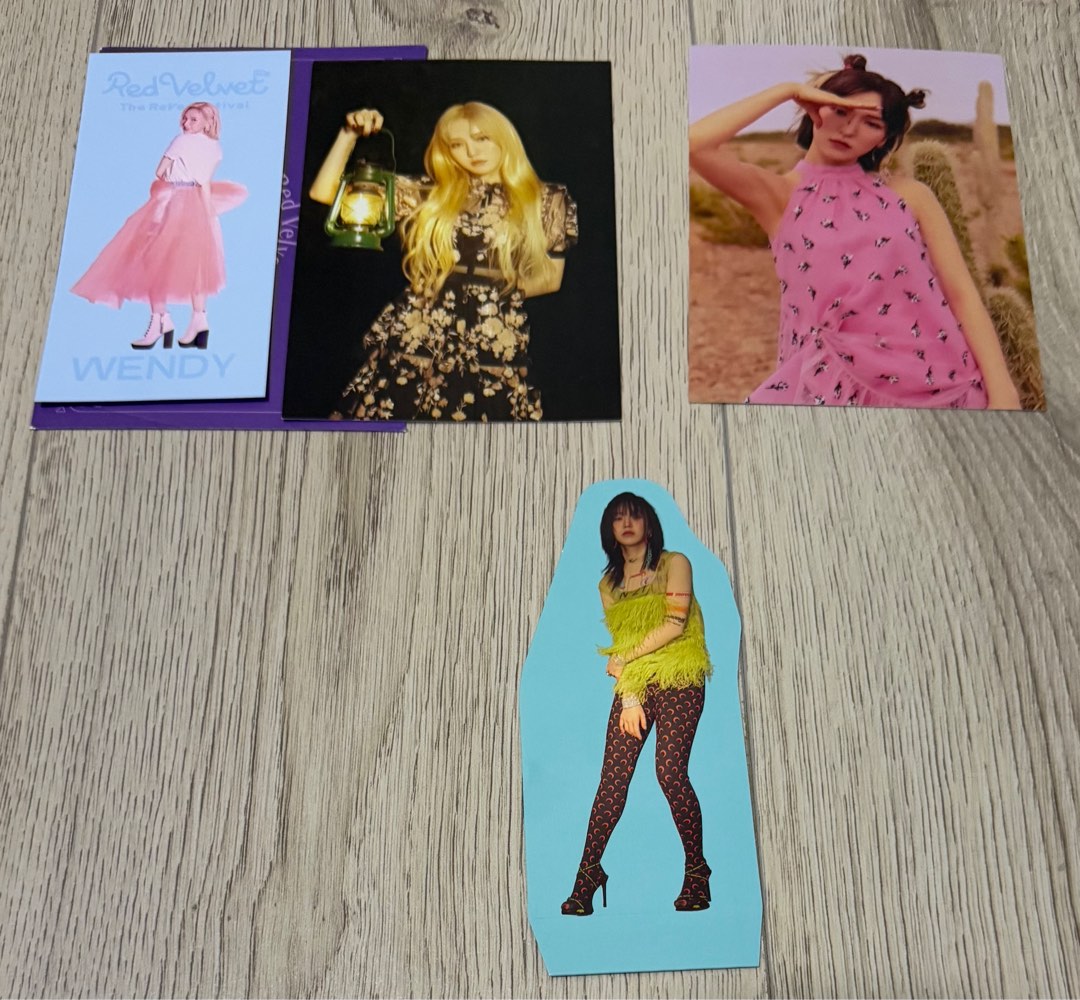 WTS Red Velvet Wendy Album Inclusions, Hobbies & Toys, Memorabilia ...