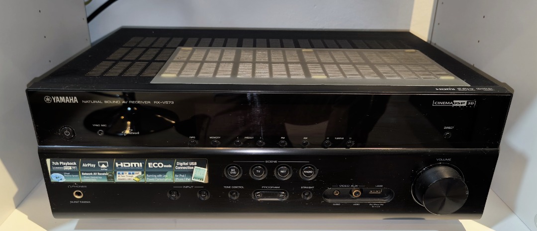 Yamaha RX-V573 AV Receiver 7.1Ch (Preloved), Audio, Soundbars, Speakers ...
