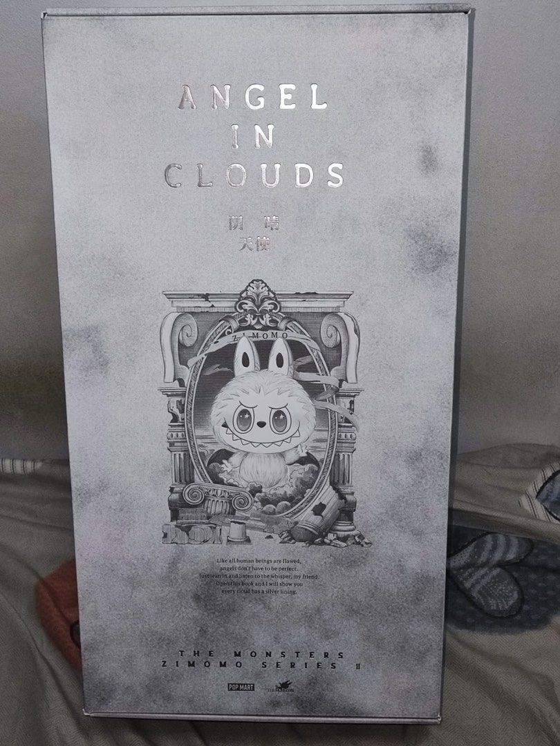 zimomo labubu angel in clouds, Hobbies & Toys, Toys & Games on Carousell