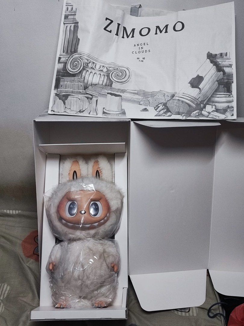 zimomo labubu angel in clouds, Hobbies & Toys, Toys & Games on Carousell