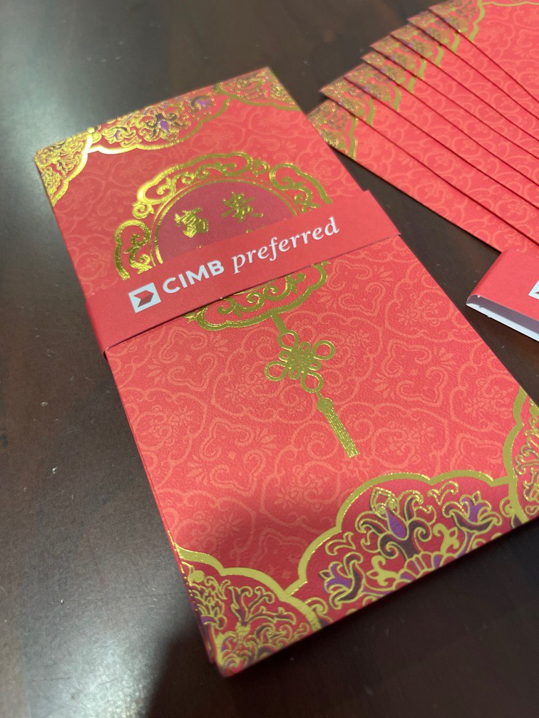 2025 CIMB Preferred Red Packet Angpao, Hobbies & Toys, Stationery ...