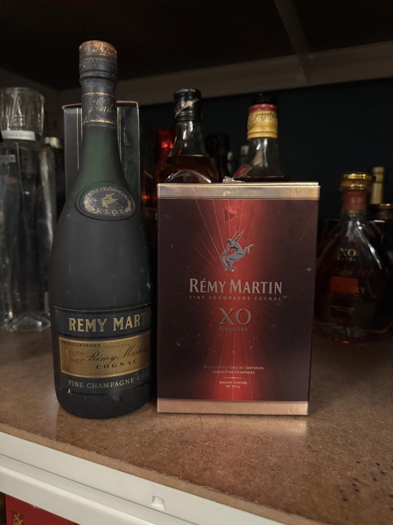 2 Bottles of Old Liquor Sale of 700ml Remy Martin Vsop Cognac & 350ml Remy Martin XO Cognac ...
