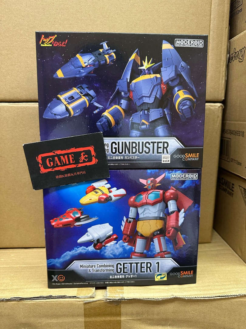 全新 行版 MODEROID 迷你合體變形 Miniature Combining & Transforming Getter 1 蓋特1 蓋特機器人 Getter Robo 三一萬能俠 ...