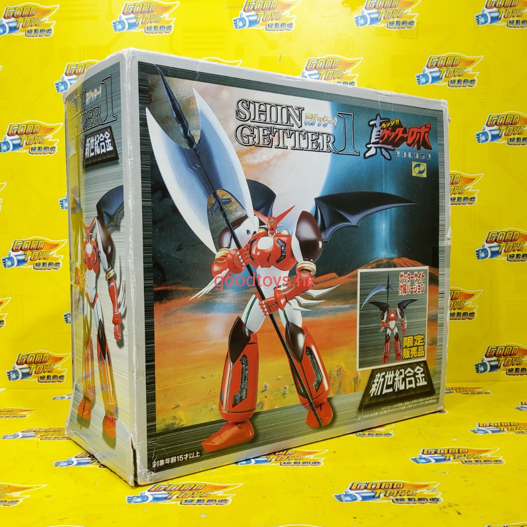中古已開封 AOSHIMA 新世紀合金 SG-01 SHIN GETTER 1 真三一萬能俠 1號 限定 鐮刀版, 興趣及遊戲, 玩具 ...