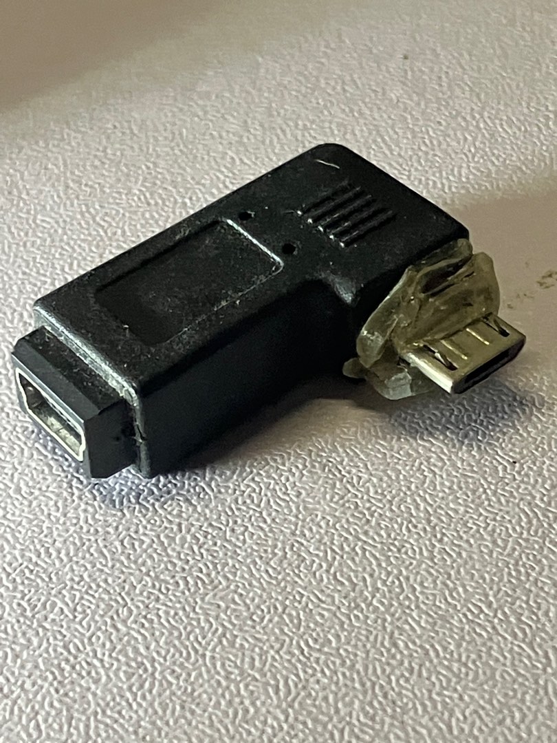 Adapters : Mini usb female to micro usb male, Computers & Tech, Parts ...