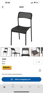 IKEA ADDE chair, Furniture & Home Living, Furniture, Chairs on Carousell