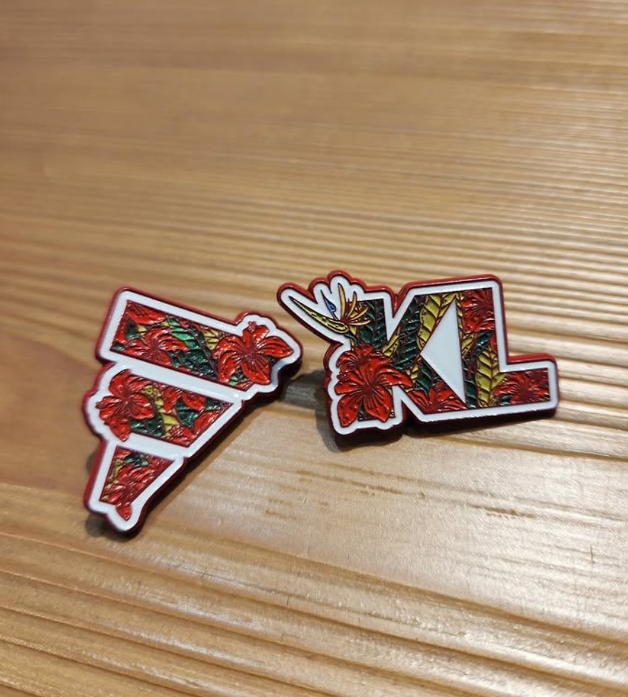 adidas Brand Bunga Raya Kuala Lumpur Pin Set limited edition ...