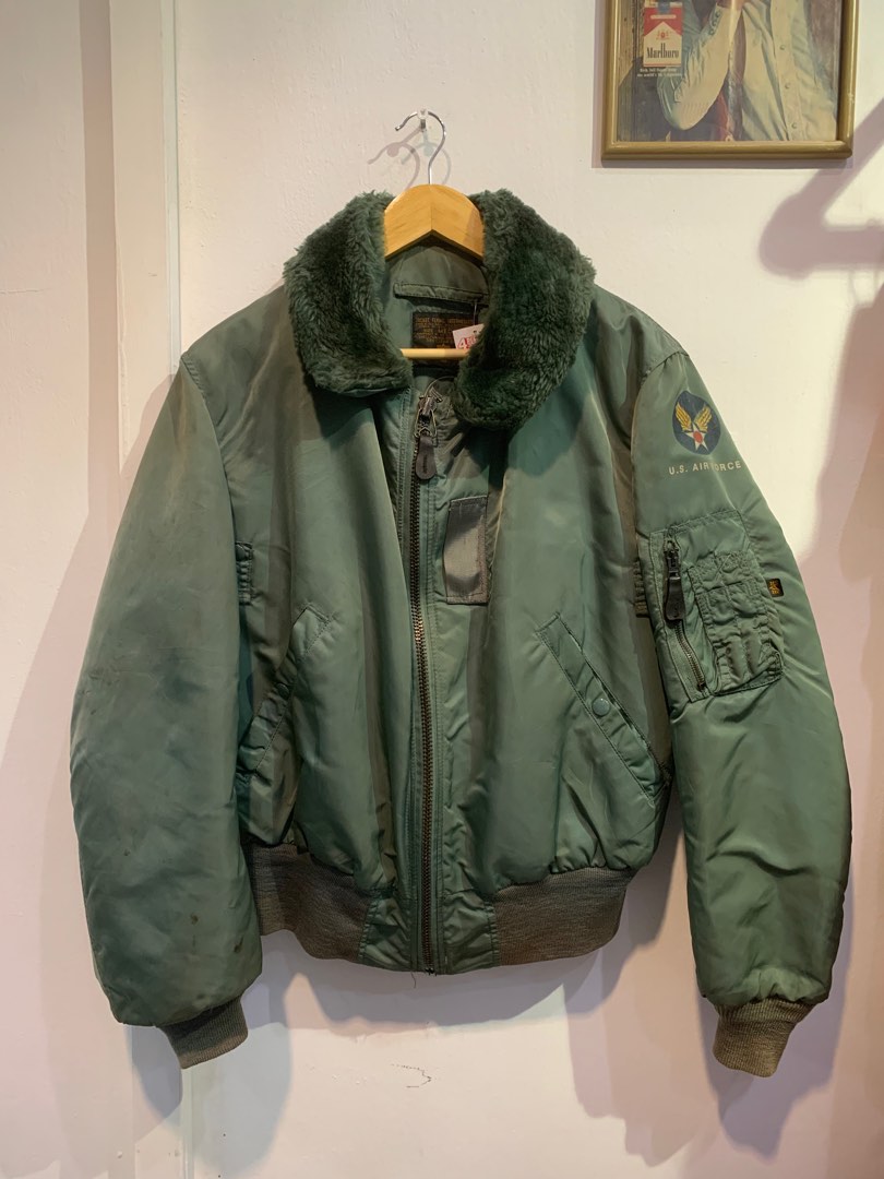 Alpha Industries Air Force Bomber Jacket, Men's Fashion, Coats, Jackets ...