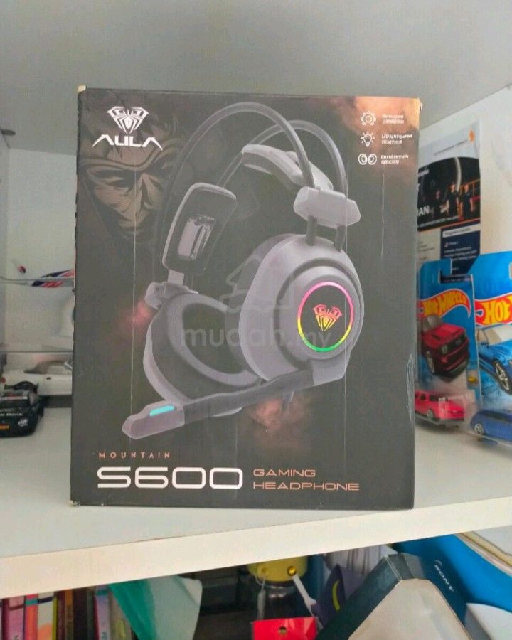 Aula Mountain S600 Gaming Headset + Mic + Sync Rgb, Audio, Headphones & Headsets on Carousell