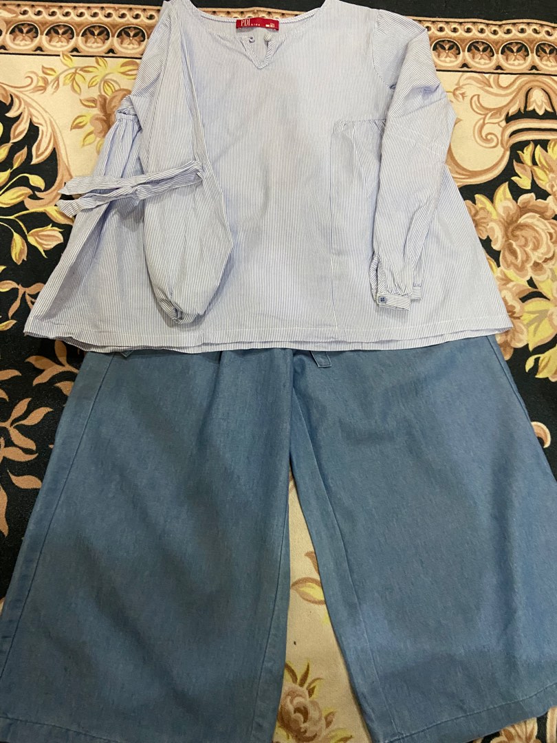 baju dan palazo, Babies & Kids, Babies & Kids Fashion on Carousell