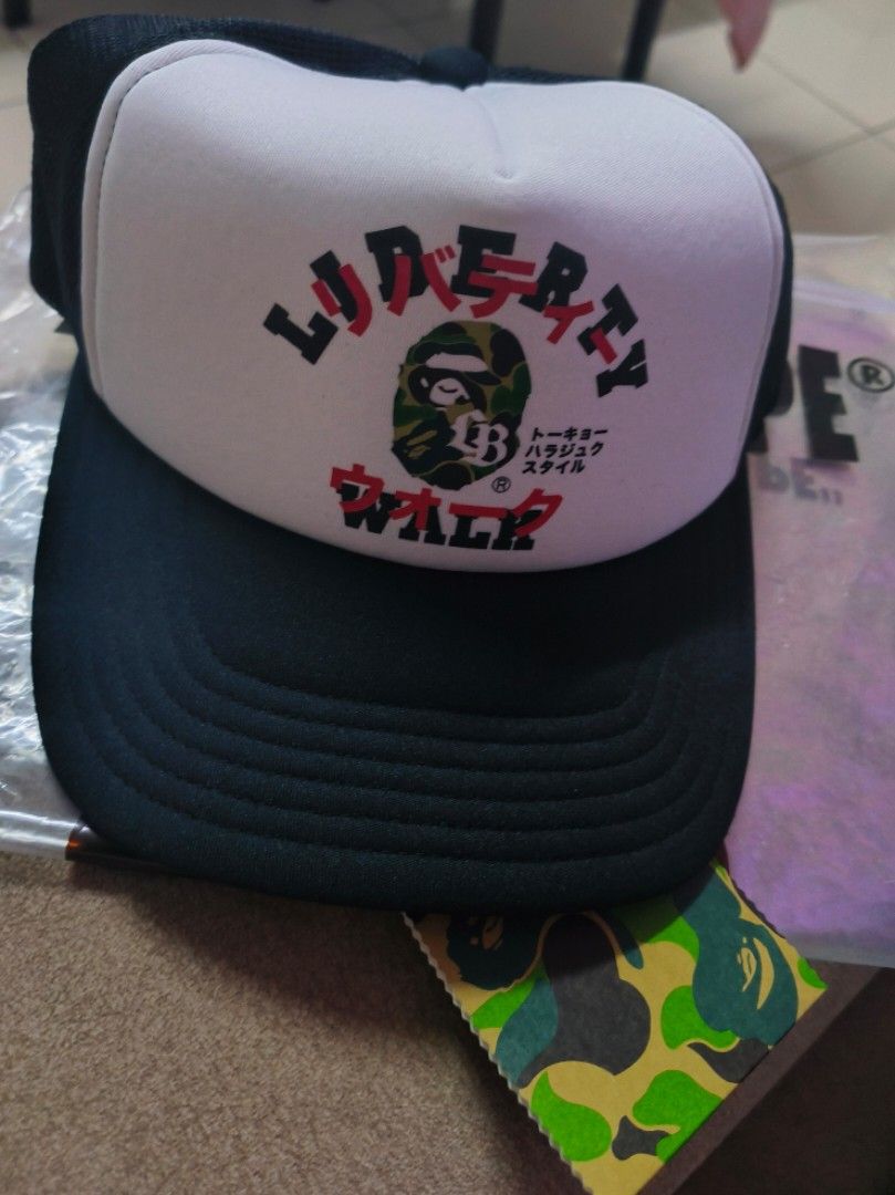 Bape x Liberty Walk Cap, Men's Fashion, Watches & Accessories, Cap ...