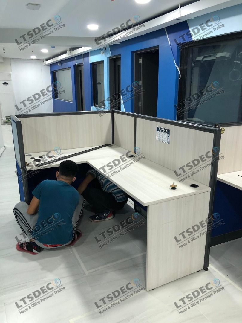 bpo call center table office partition furniture, Furniture & Home ...