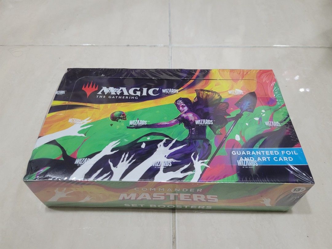 Brand New Magic the Gathering Commander Master Set Booster Box, Hobbies ...