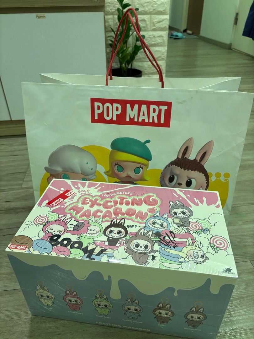 Brand new sealed v1 exciting Macaron Labubu full carton, Hobbies & Toys ...