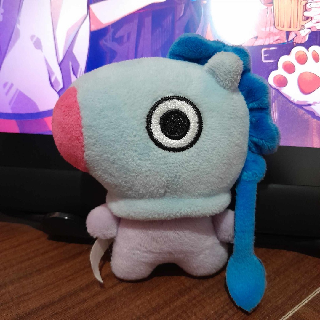 BT21 Mang Plush Keychain, Hobbies & Toys, Memorabilia & Collectibles ...