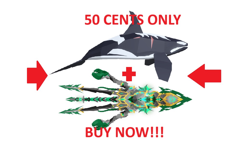 {BUNDLE} Kraken + Orca (FISCH) 50 CENTS ONLY, Video Gaming, Gaming ...