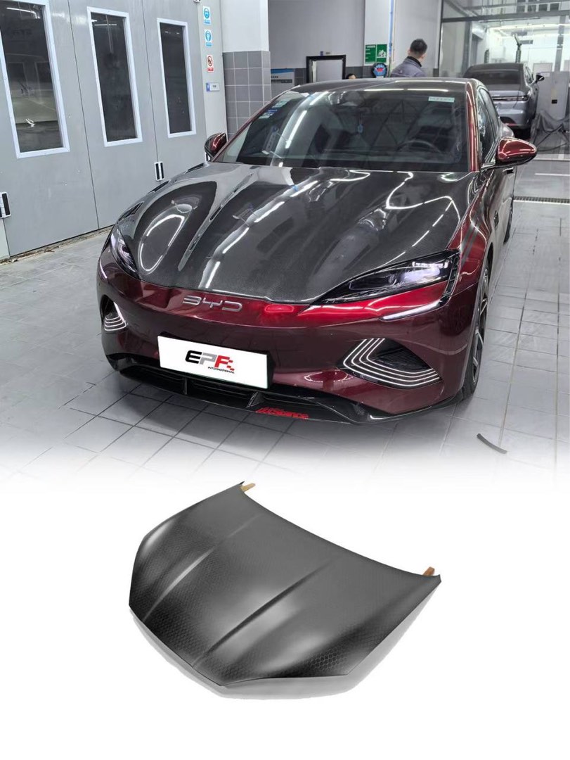 BYD Seal Carbon Bonnet, Car Accessories, Accessories on Carousell