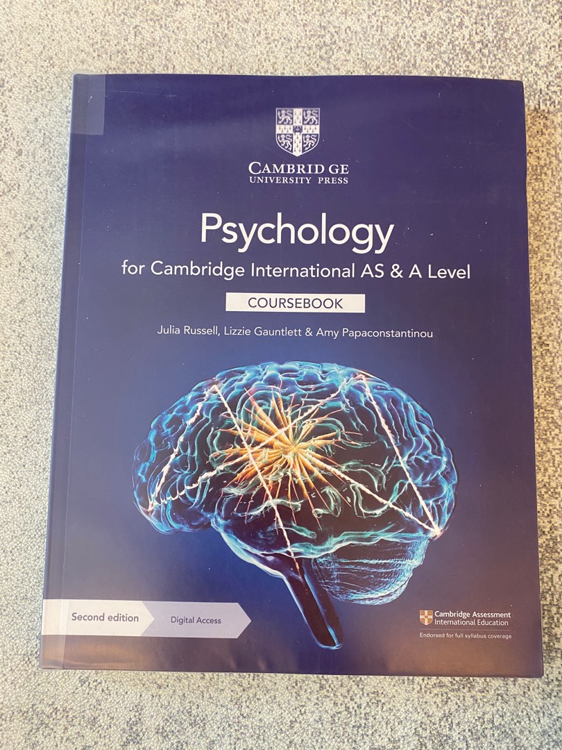 Cambridge A-Level Psychology Coursebook, 興趣及遊戲, 書本 & 文具, 教科書 - Carousell