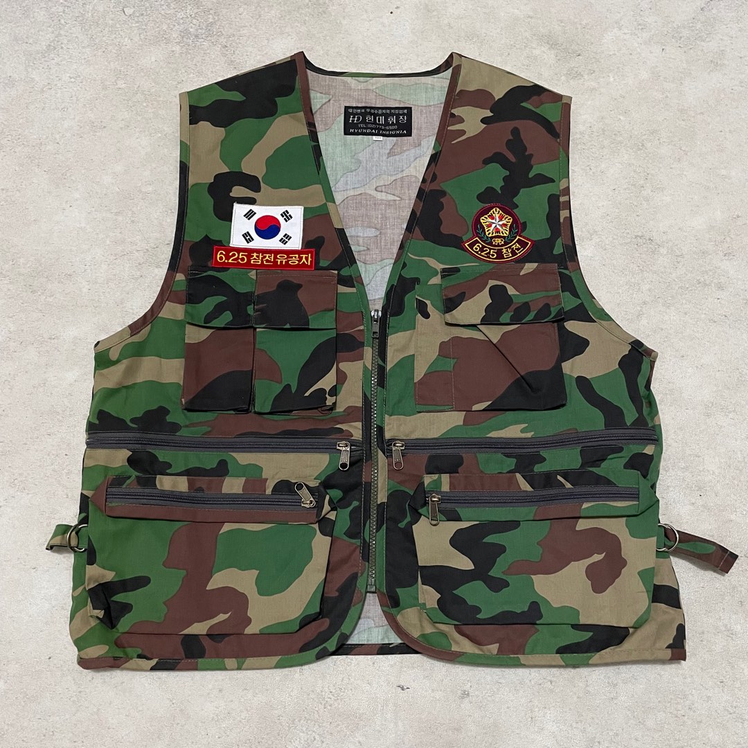 CAMOUFLAGE VEST / TACTICAL VEST / CANVAS VEST / VEST DORENG / VEST ...