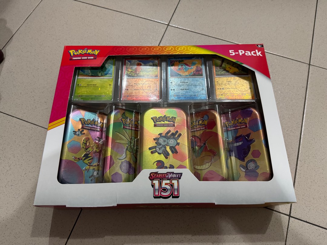 Costco Exclusive Pokemon 151 Trading Card Game 5-Pack, Hobbies & Toys ...