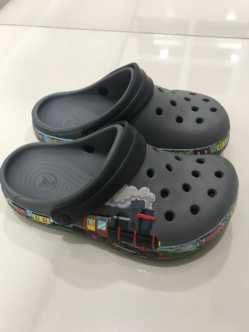 Crocs Shoe Thomas and friends size J2, Babies & Kids, Babies & Kids ...