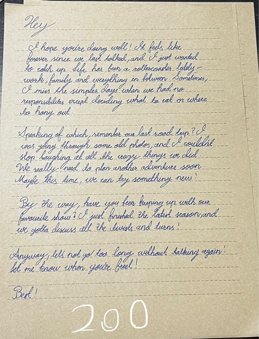 Cursive handwriting services. Postcards. Letters, Hobbies & Toys, Books ...