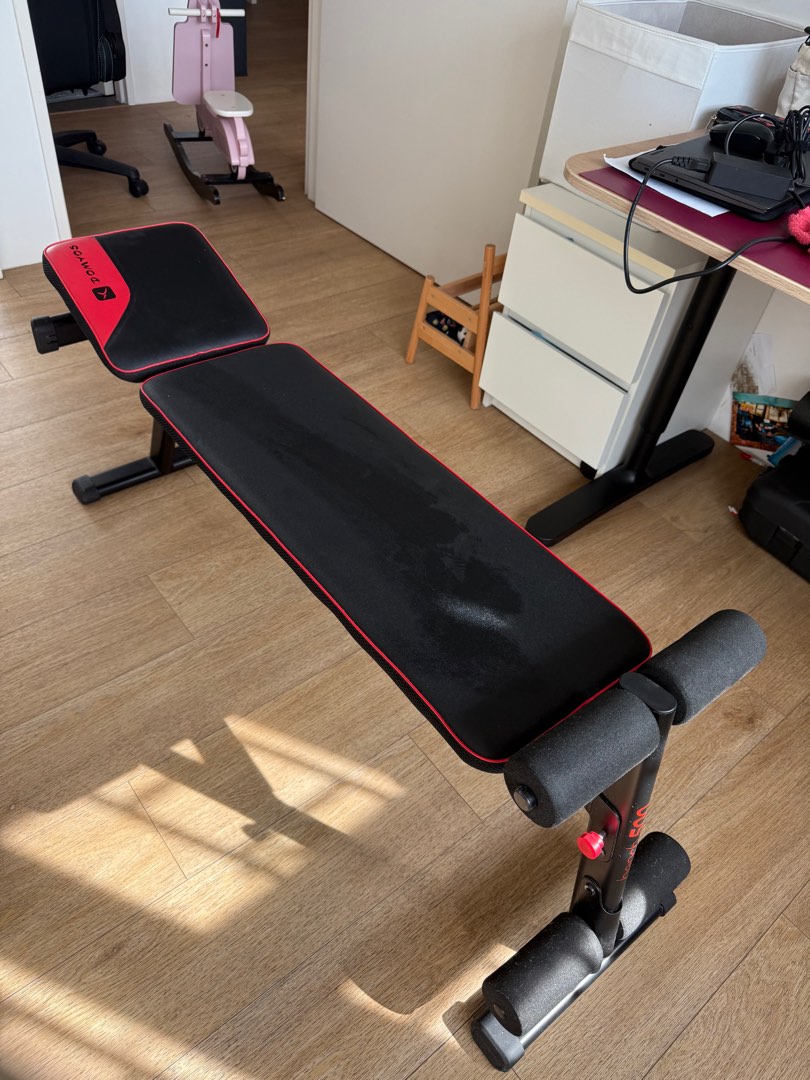 Domyos Workout Bench 500 and Body Training Kit/ Weights (50kg), Sports ...