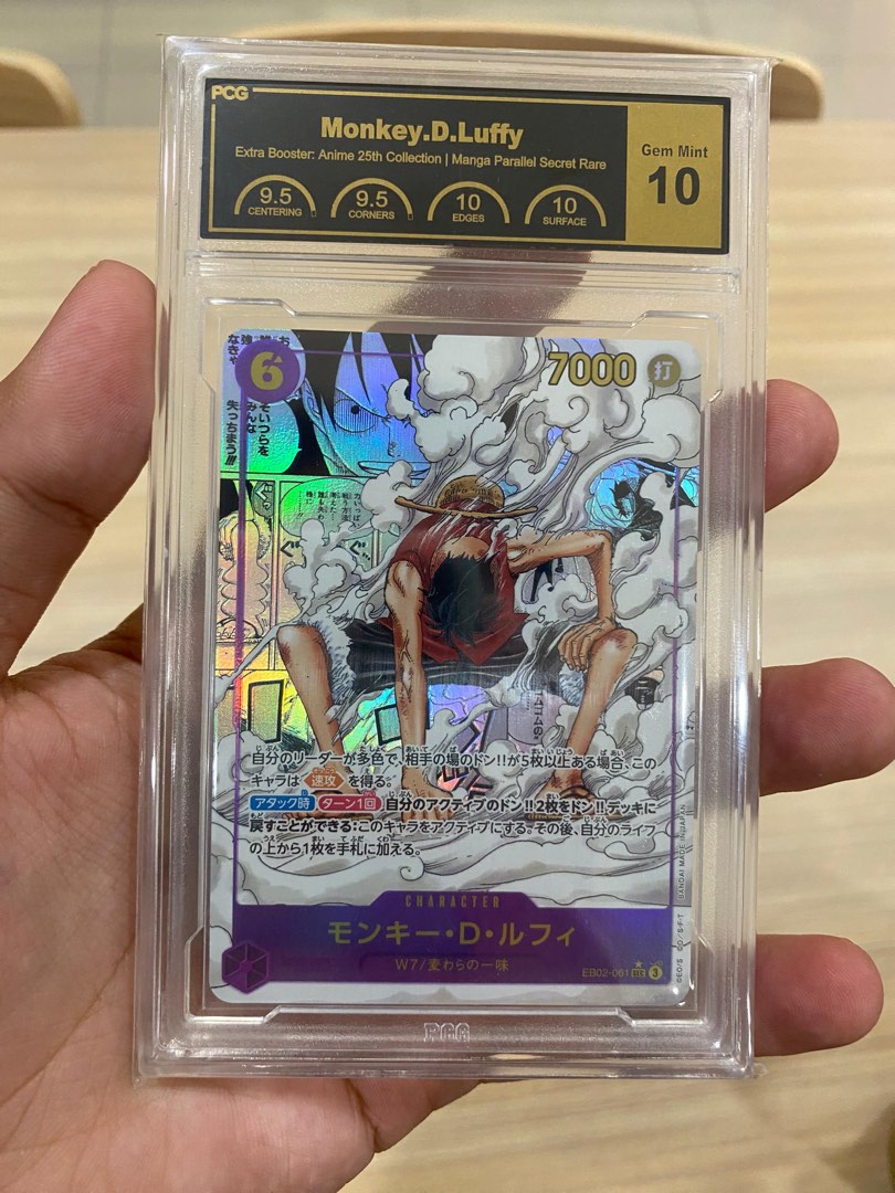 EB-02 Manga Luffy EB02 TCG One Piece Graded, Hobbies & Toys, Toys ...