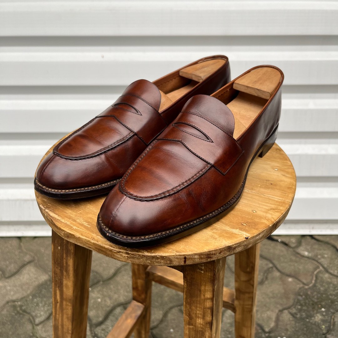 Edward Green Penny Loafers Unlined Original Made in England (not ...