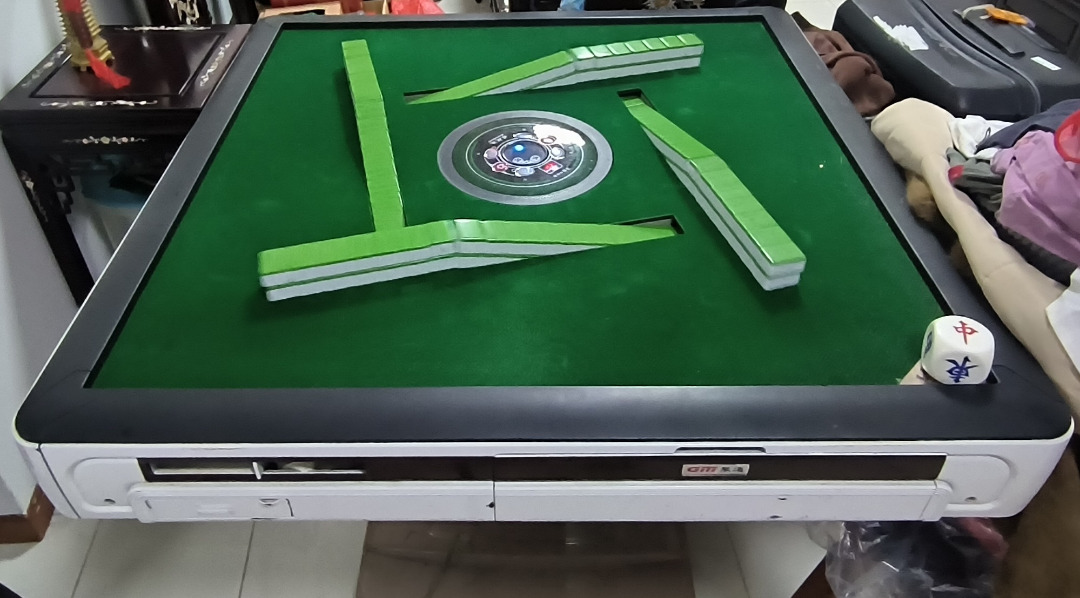 Electronic Mahjong Machine Table, Furniture & Home Living, Furniture ...