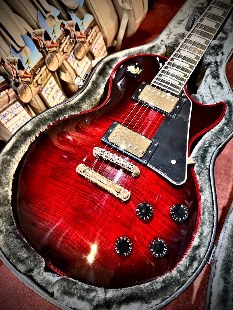 Epiphone Les Paul Custom Figured Widow Series Exclusive Limited Edition ...